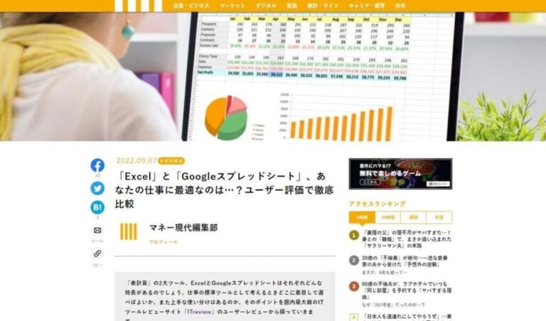 マネー現代にITreviewが取り上げられました | ITreview Labo